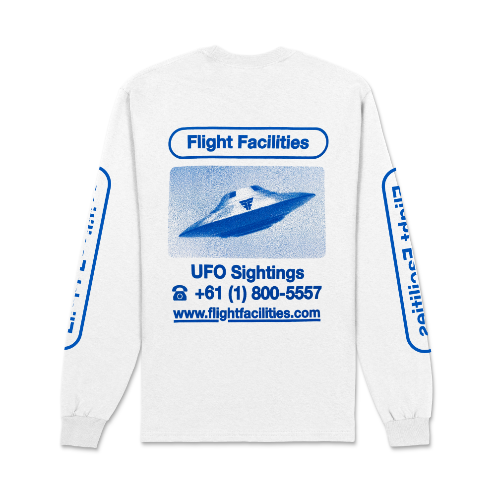 UFO Sightings / White Long Sleeve